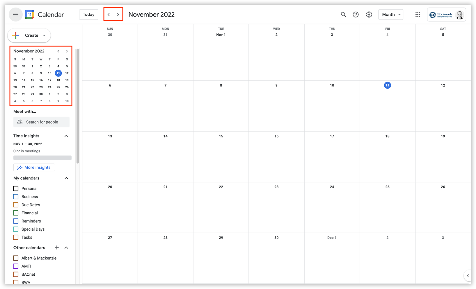 Using the “Jump to date” Feature in Google Calendar