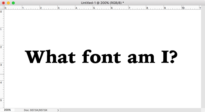 Using Photoshop To Identify Unknown Fonts Clockwork Design Group Inc 