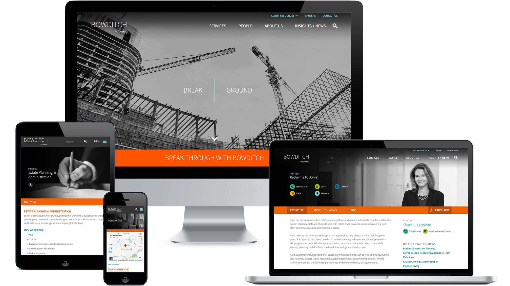 Website Design for Law, A/E/C, & Tech Firms Boston, MA | Clockwork Design Group