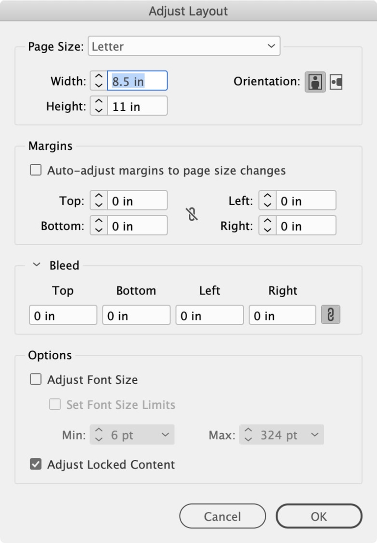 Mike’s Technical Tip: Using the Adjust Layout Command in InDesign ...