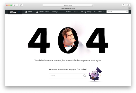 10 Examples of Fun 404 Pages - Clockwork Design Group, Inc