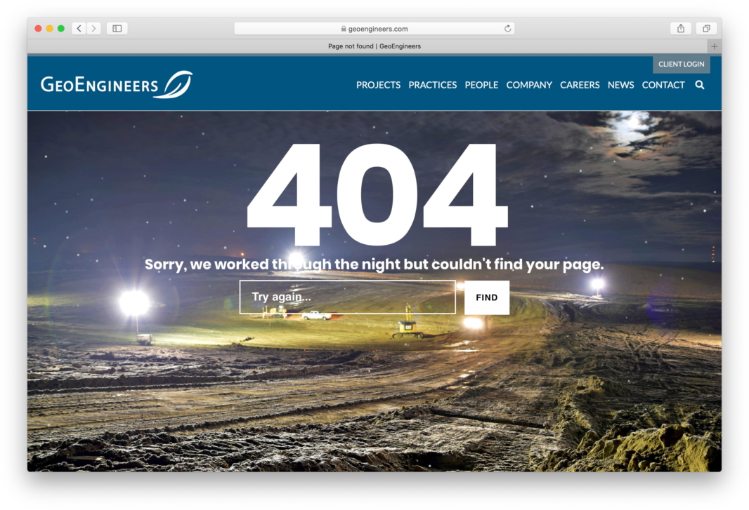 10 Examples of Fun 404 Pages - Clockwork Design Group, Inc