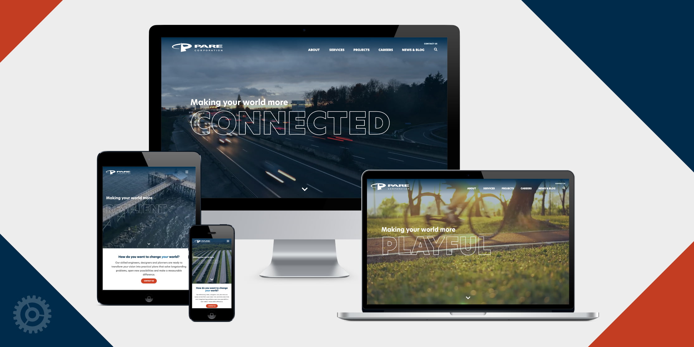 Pare Corporation Springs Forward with a New Website - Clockwork Design ...