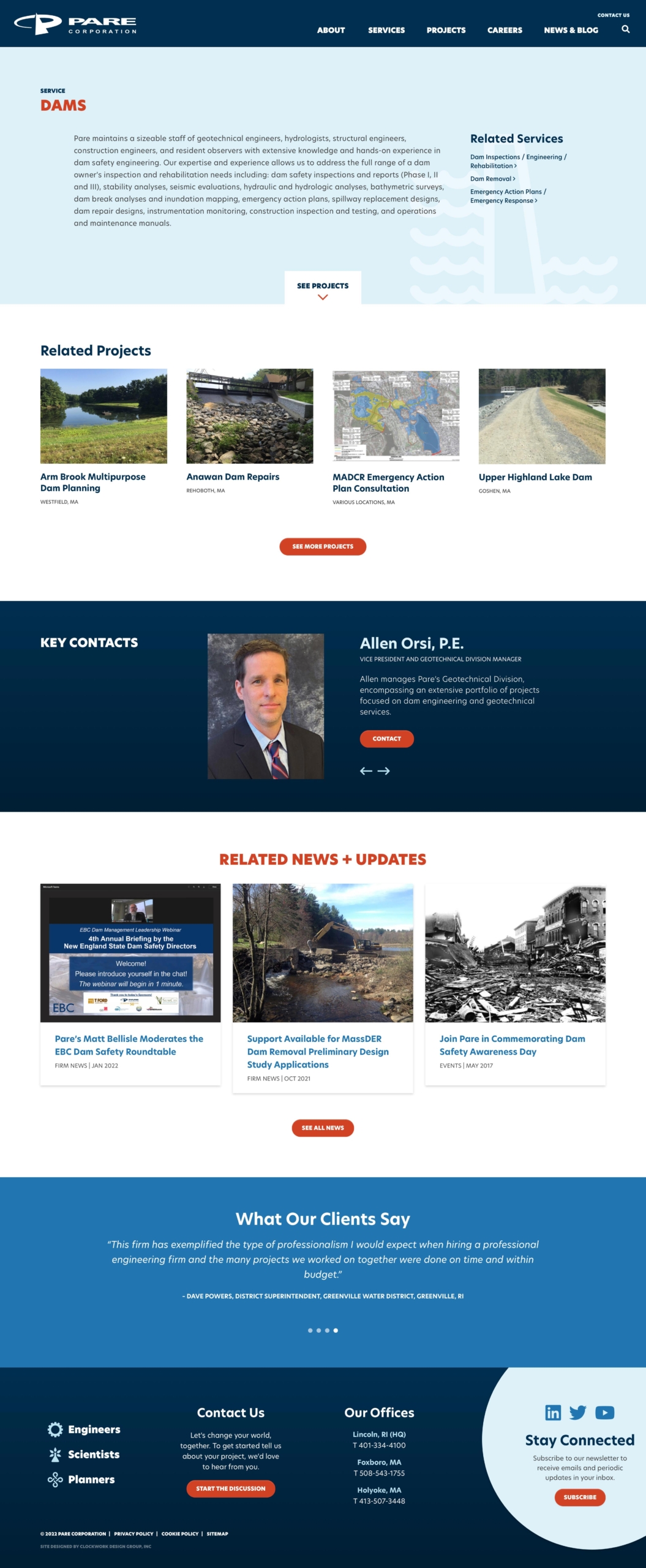 Pare Corporation - Clockwork Design Group, Inc