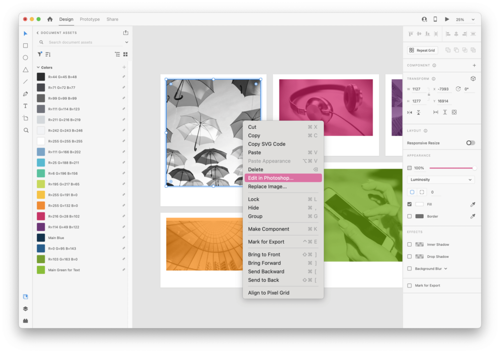 Working With Images in Adobe XD - Clockwork Design Group, Inc