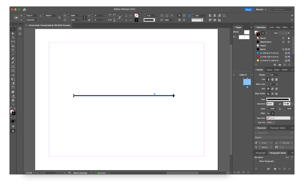 How to Make Arrows in InDesign - Clockwork Design Group, Inc