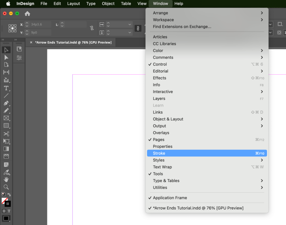 How to Make Arrows in InDesign - Clockwork Design Group, Inc