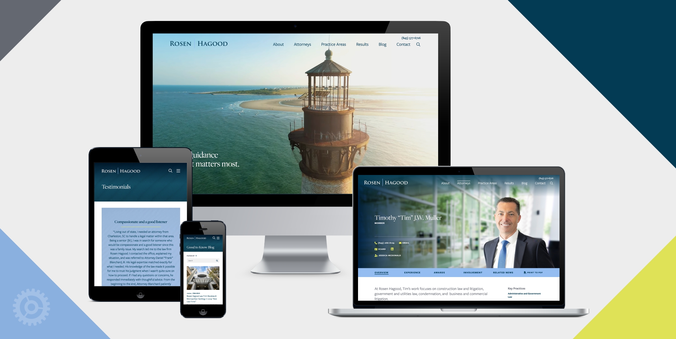 South Carolina Law Firm, Rosen Hagood, Launches a New Website ...