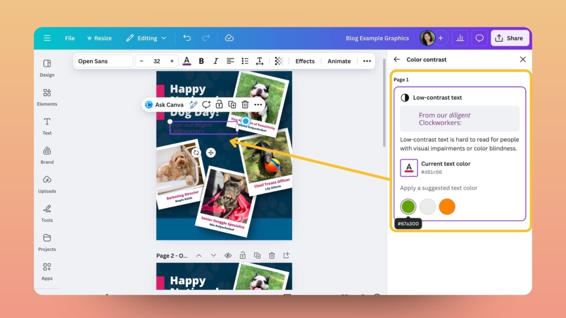 Making Your Canva Designs Accessible: A Guide - Clockwork Design Group, Inc